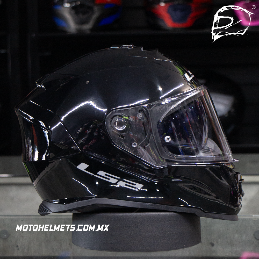 Casco Integral LS2 Storm II Solid Negro – Moto Helmets & Sebastian