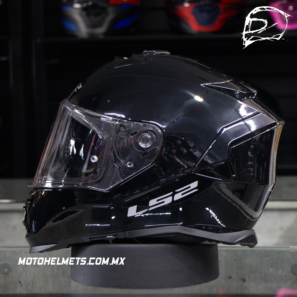 Casco Integral LS2 Storm II Solid Negro – Moto Helmets & Sebastian