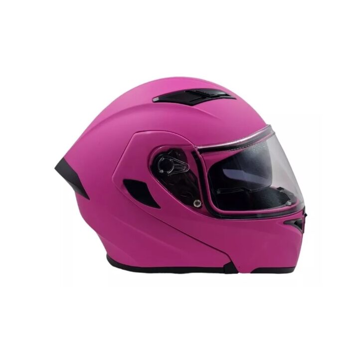 Casco abatible R7 Magenta con luz led – Moto Helmets & Sebastian SA de CV