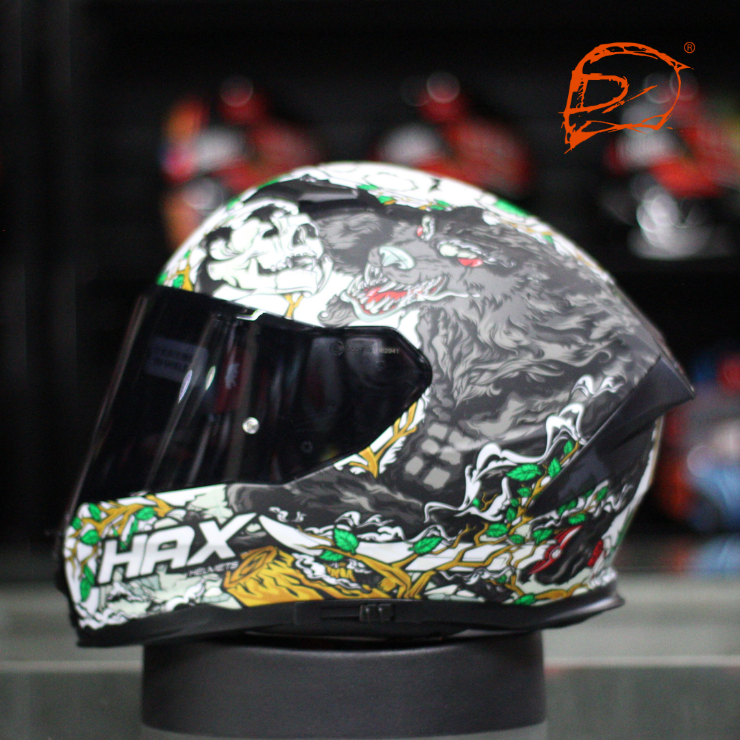CASCO INTEGRAL HAX FORCE NIGHT LEYEND – Moto Helmets & Sebastian MH&S