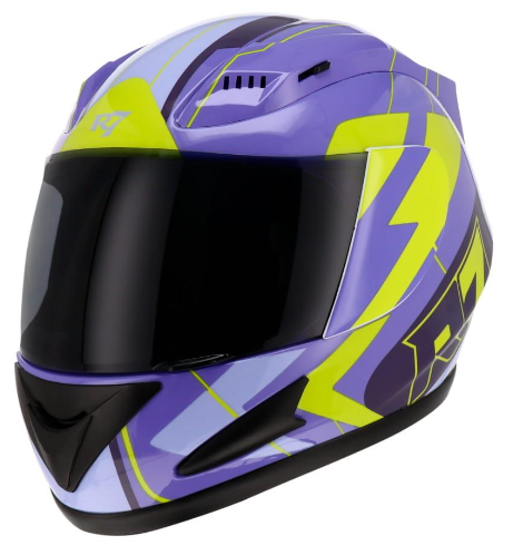 Casco Integral R7 Racing Eon Negro Morado Neon – Moto Helmets ...