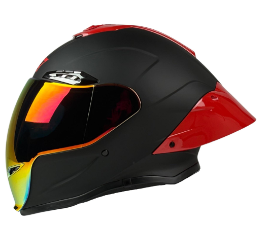 Casco Integral R7 Racing Arrow Negro Mate Big Spoiler Rojo – Moto ...
