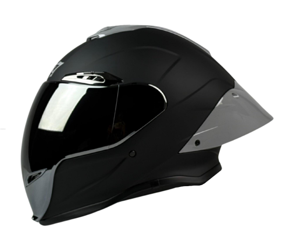 Casco Integral R7 Racing Arrow Negro Mate Big Spoiler Plata – Moto ...