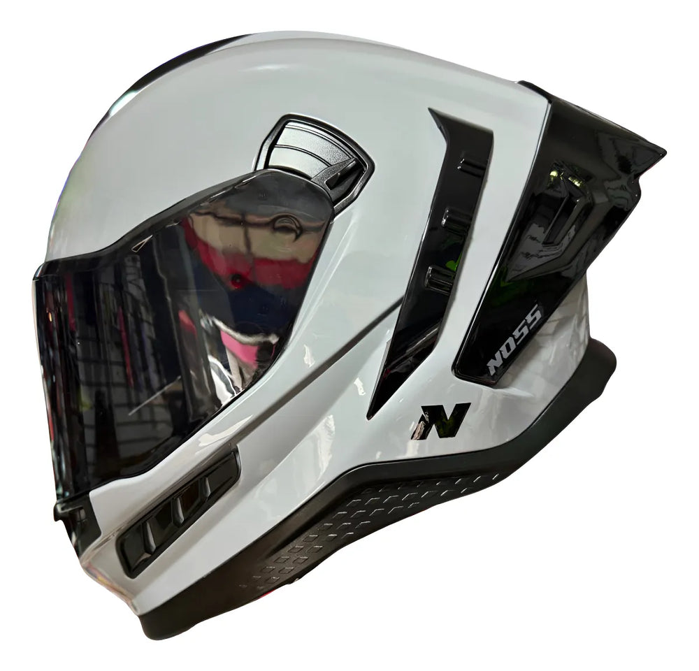 Casco Integral Noss NS-806 Gris Brillo – Moto Helmets & Sebastian SA de CV