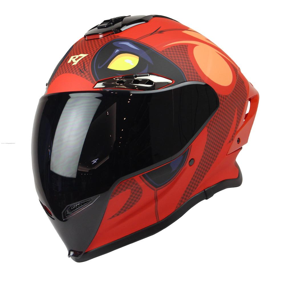 Casco Integral R7 Arrow 109 Deathles Rojo – Moto Helmets & Sebastian SA ...