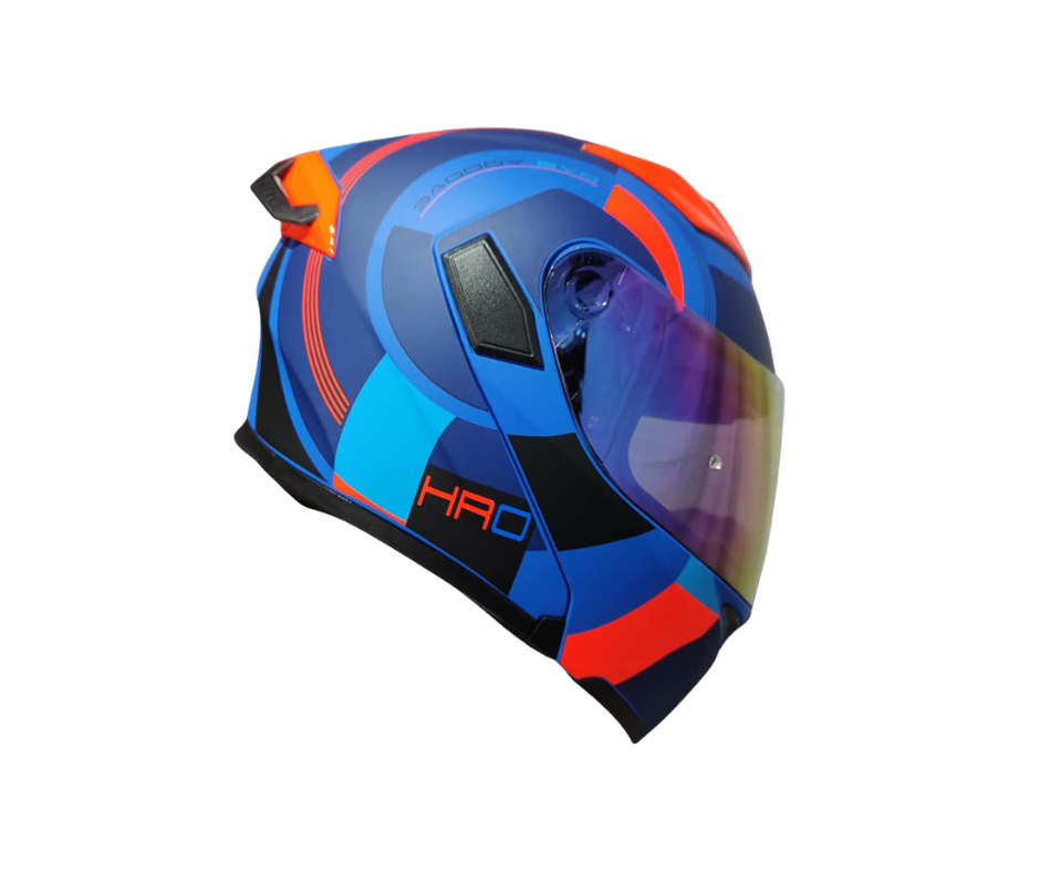 Casco Abatible Hro 3400 Dv Evo Scrot Azul Naranja – Moto Helmets ...