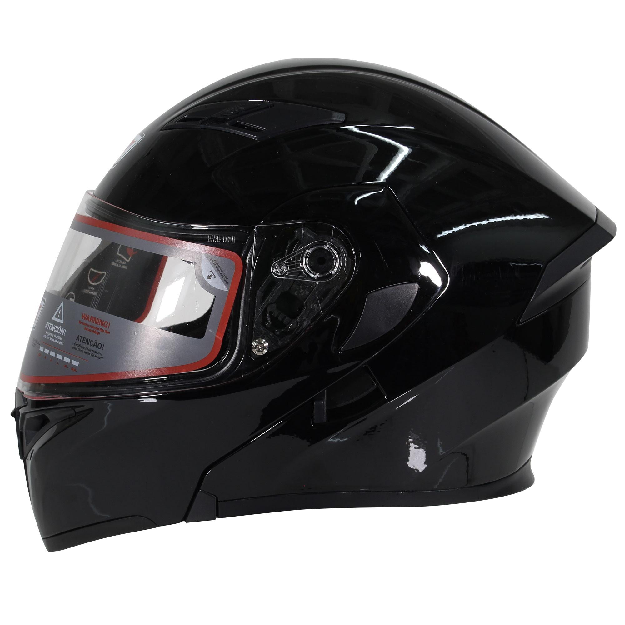 Casco Abatible R7 Unscarred Negro Brillo – Moto Helmets & Sebastian SA ...
