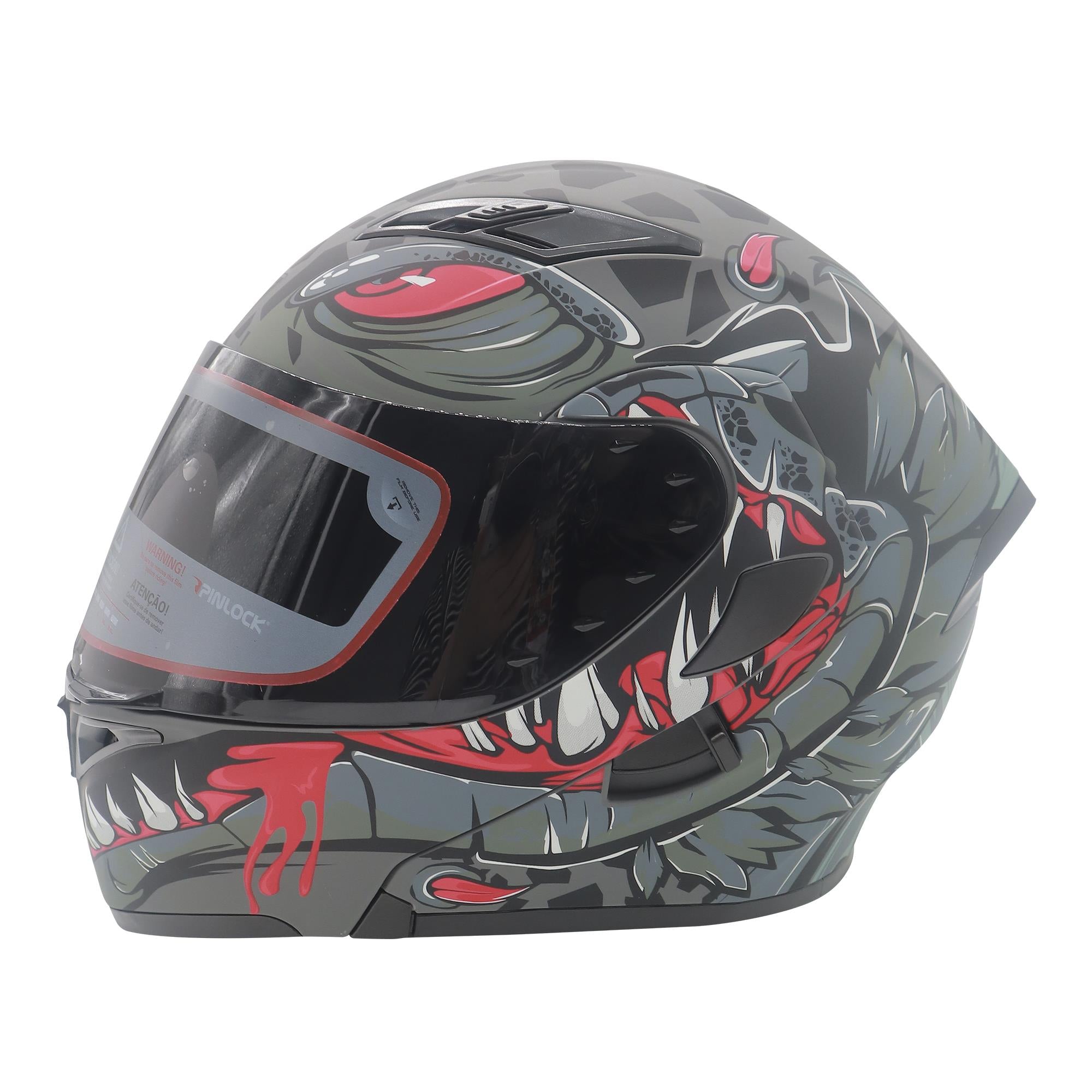 Casco Abatible R7 Unscarred Piraña Rojo – Moto Helmets & Sebastian SA de CV