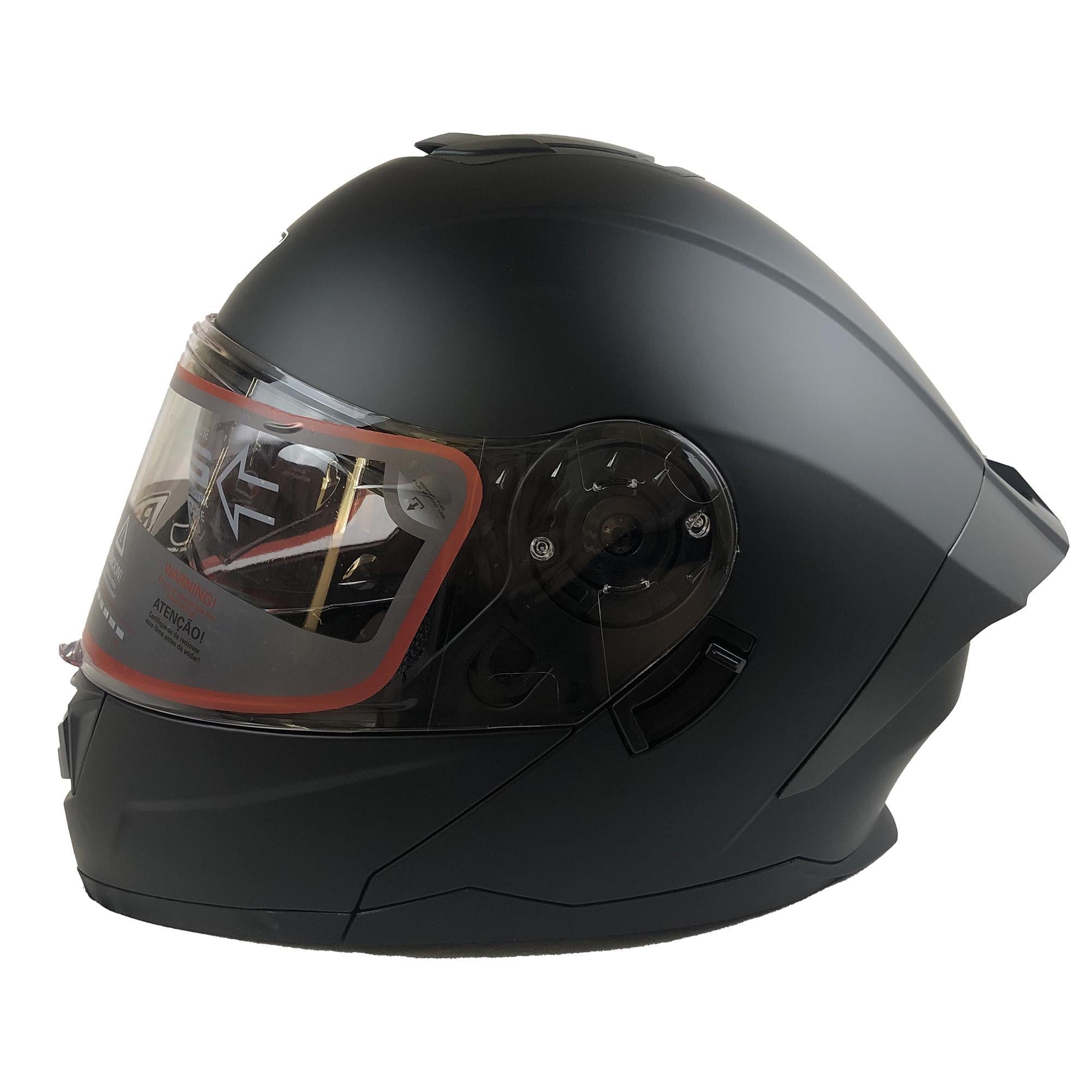 Casco Abatible R7 Alfa Negro Mate – Moto Helmets & Sebastian SA de CV