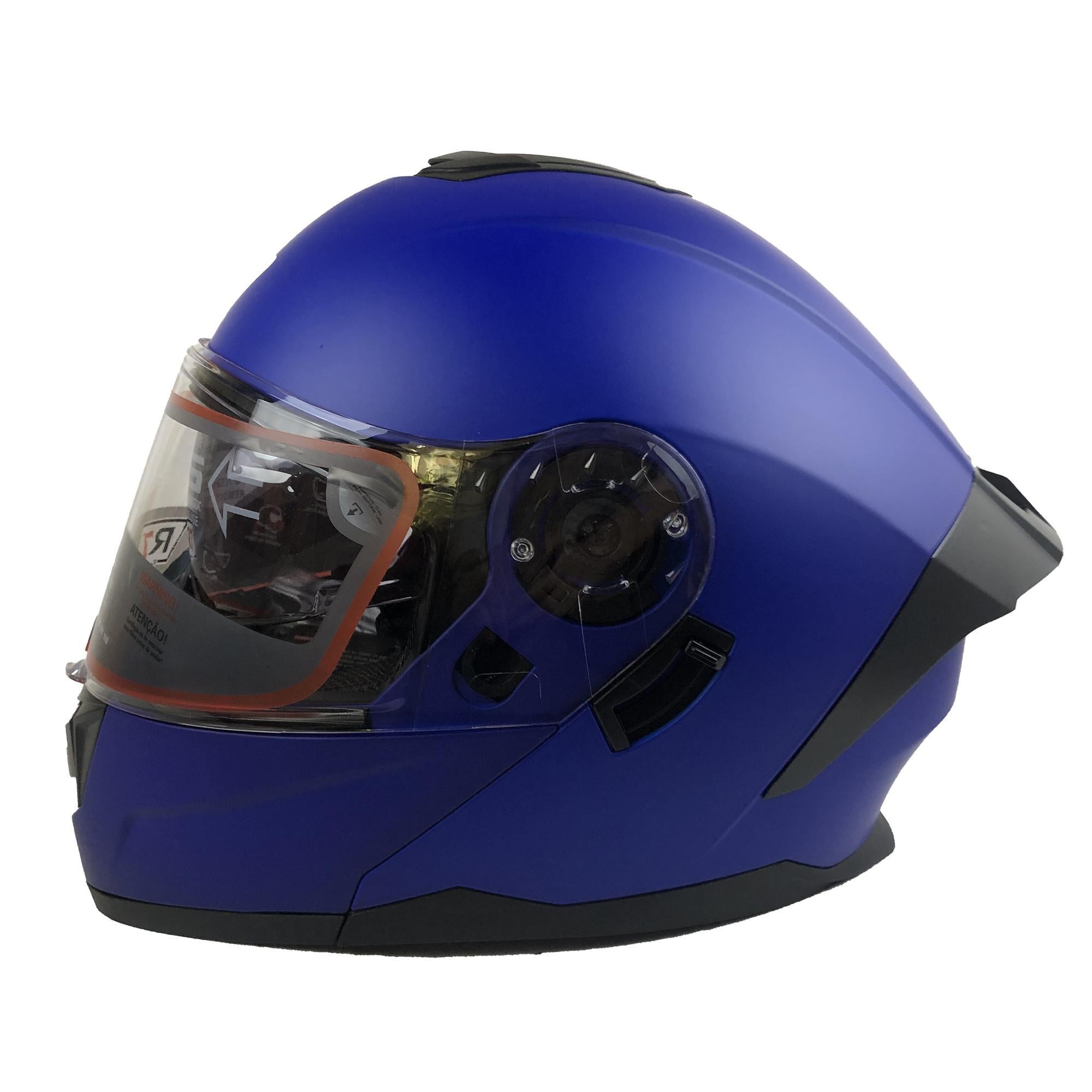 Casco Abatible R7 Alfa Azul Mate – Moto Helmets & Sebastian SA de CV