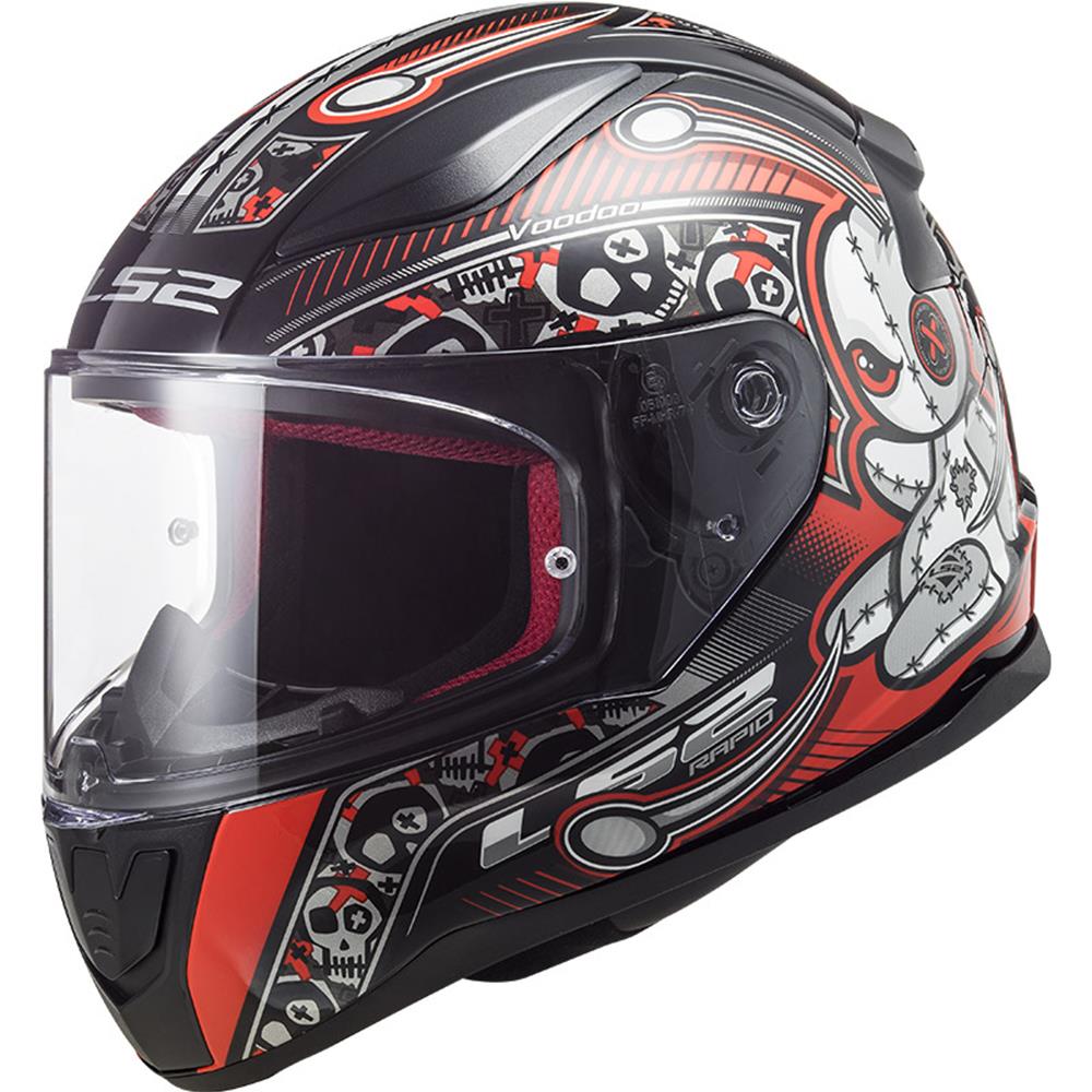 Casco Integral Ls2 Rapid Junior Voodoo Rojo Ff353J – Moto Helmets ...